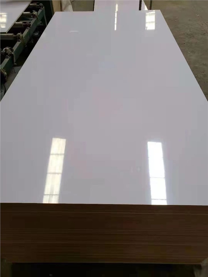 China Customized Titanium White Laminated Melamine MDF Board Manufacturers, Factory - Wholesale ...